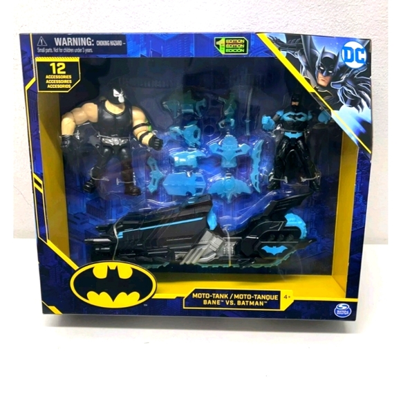 DC Comics | Toys | Spinmaster Dc Mototank Bane Vs Batman St Edition W ...